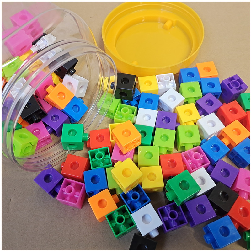 Educational Toys Math Cube Toy Snap Linking Cubes – Sweequi
