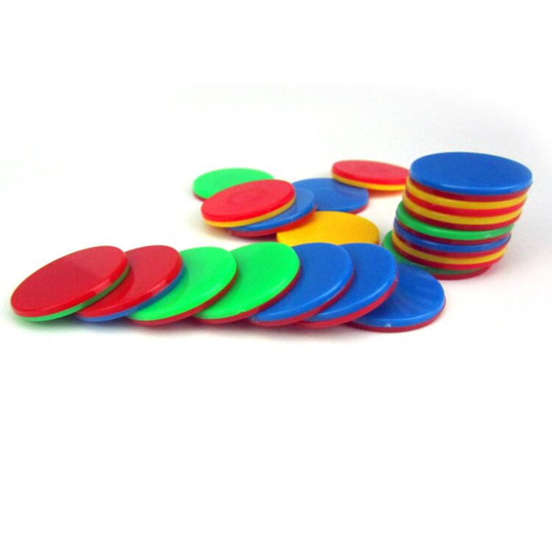 Educational Toy Double Color Chips Plastic Round Counters – Sweequi